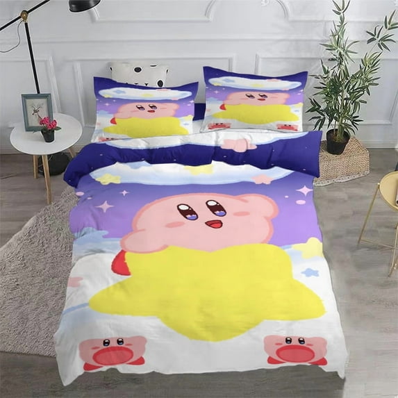 Cartoon Kitty Cat My MLD Purin Digital Print Duvet Cover Three-piece ...