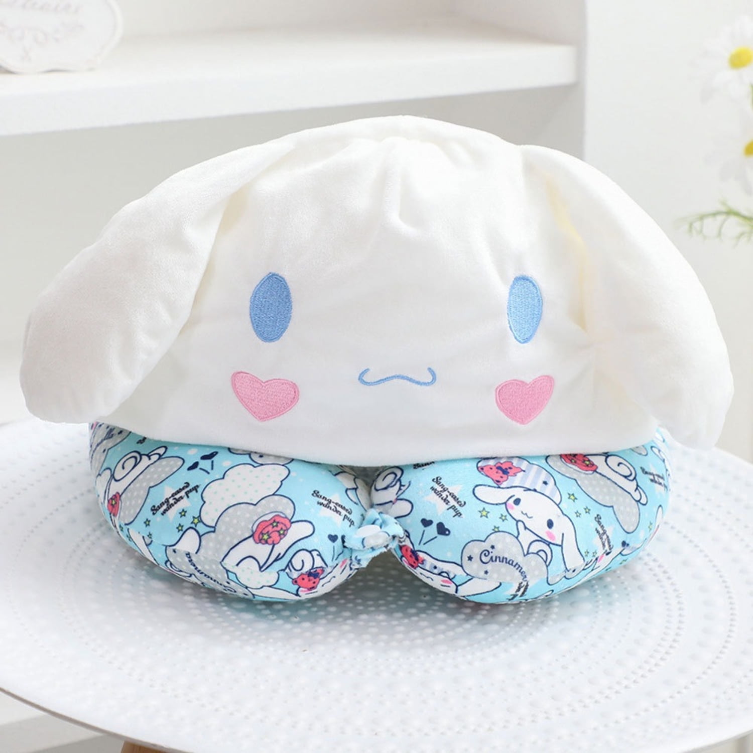 Cartoon Kitty My Melody Cinnamoroll Hooded Light-Blocking Travel ...