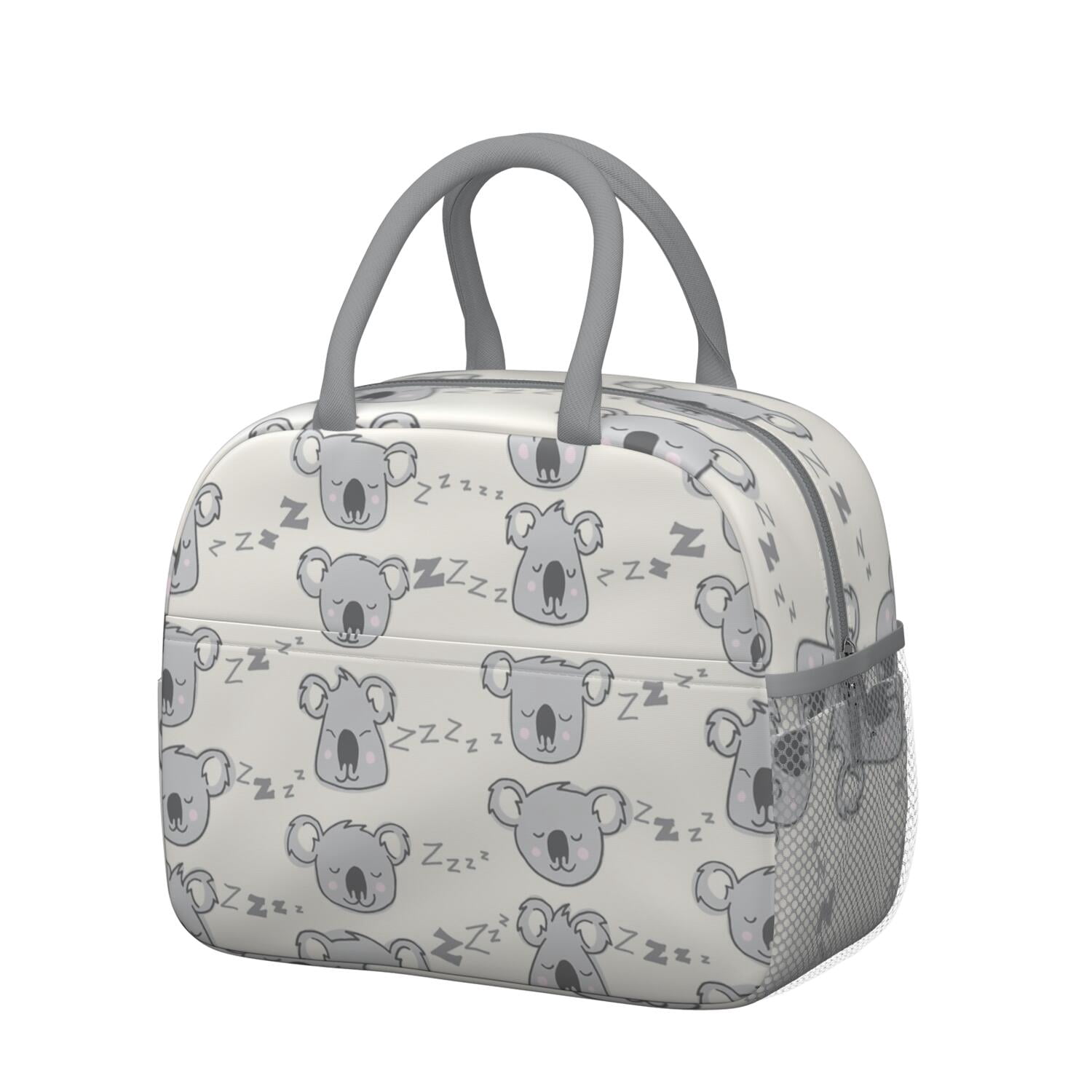 Cartoon Koala Bear Lunch Tote for Women, Reusable Cute Animal Print ...