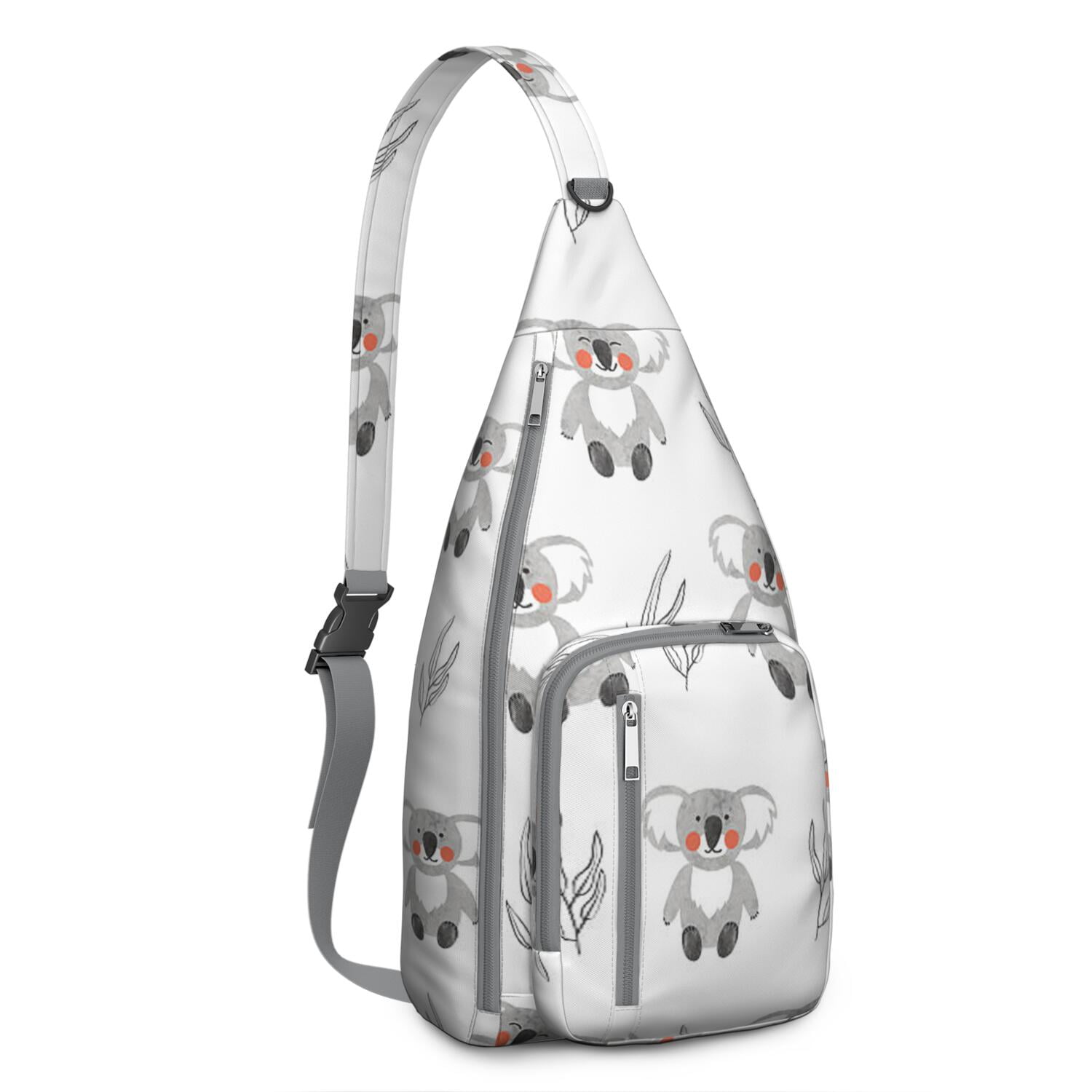 Cartoon Koala Pattern Shoulder Bag - Koala Bear Print Sling Backpack ...