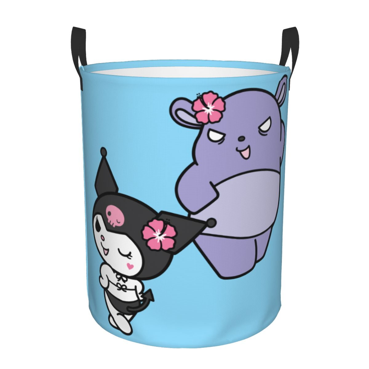 Cartoon Kuro-mi Laundry Basket Foldable Large Capacity Clothes Storage Bin Cute Baby Hamper ...