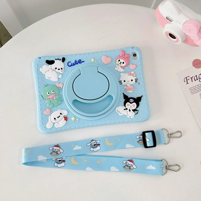 Cartoon Kuromi Case For Apple IPad 10 Generation Case Kids Tablet Cover ...