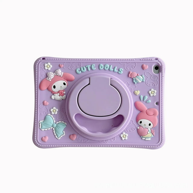 Cartoon Kuromi Case For Apple IPad 10 Generation Case Kids Tablet Cover ...