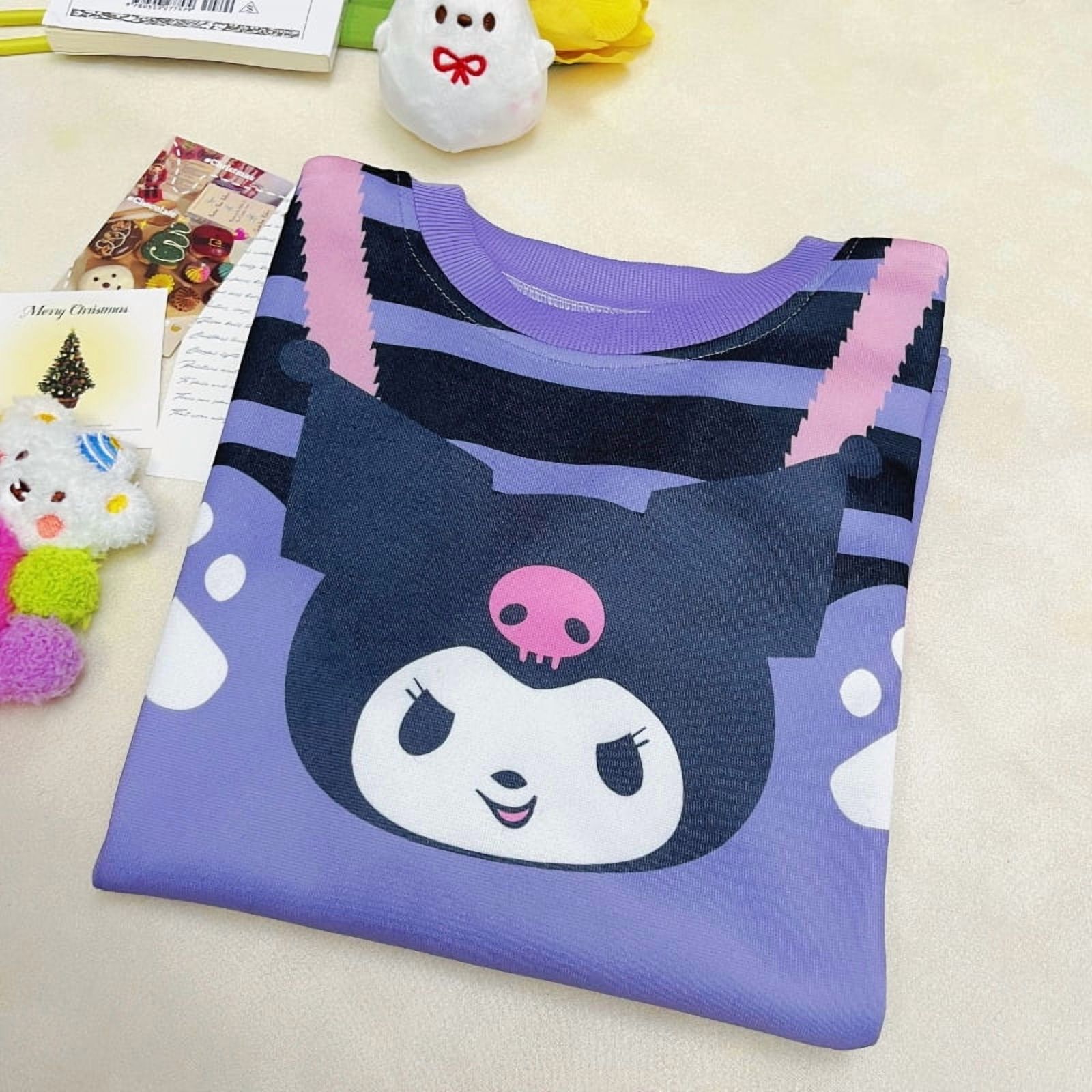 Cartoon Kuromi Cinnamoroll Melody Children's Fake Two-Piece Long ...