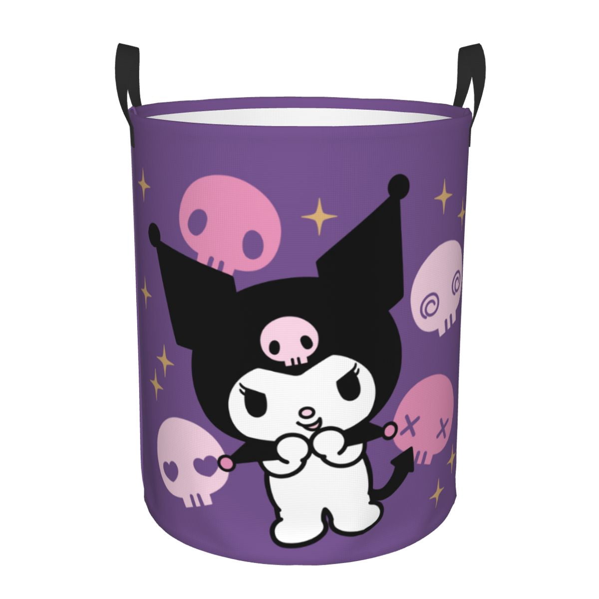 Cartoon Kuromi Laundry Basket Collapsible Cute Rabbit for Nursery Kids ...