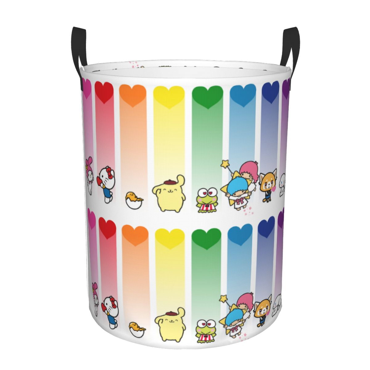 Cartoon Kuromi Laundry Basket Collapsible Cute Rabbit for Nursery Kids ...