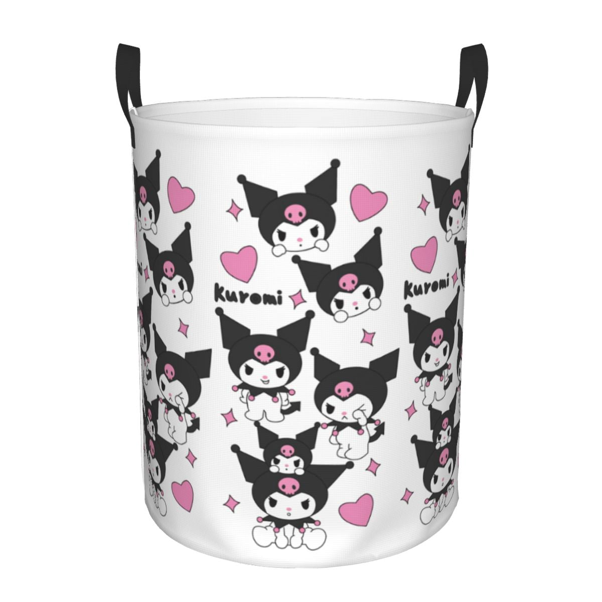 Cartoon Kuromi Laundry Basket Collapsible Cute Rabbit for Nursery Kids ...
