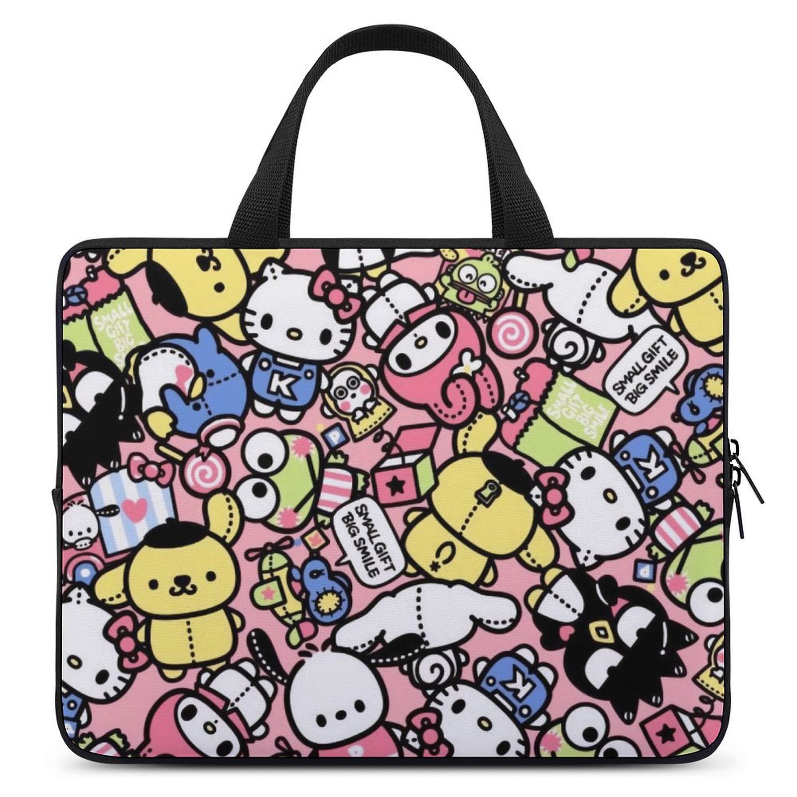 Cartoon Kuromi Melody Hello-Kitty Cinnamoroll Laptop sleeve with Handle ...