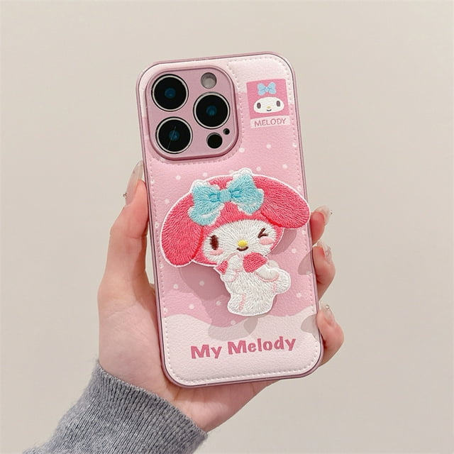 Cartoon Kuromi Melody Phone Case For iPhone 16 15 14 Pro Max 13 12 Mini ...