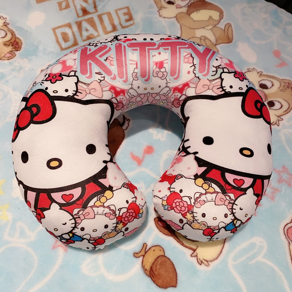 Cartoon Kuromi My Melody U-shaped Neck Pillow Japanese Style Travel Nap ...