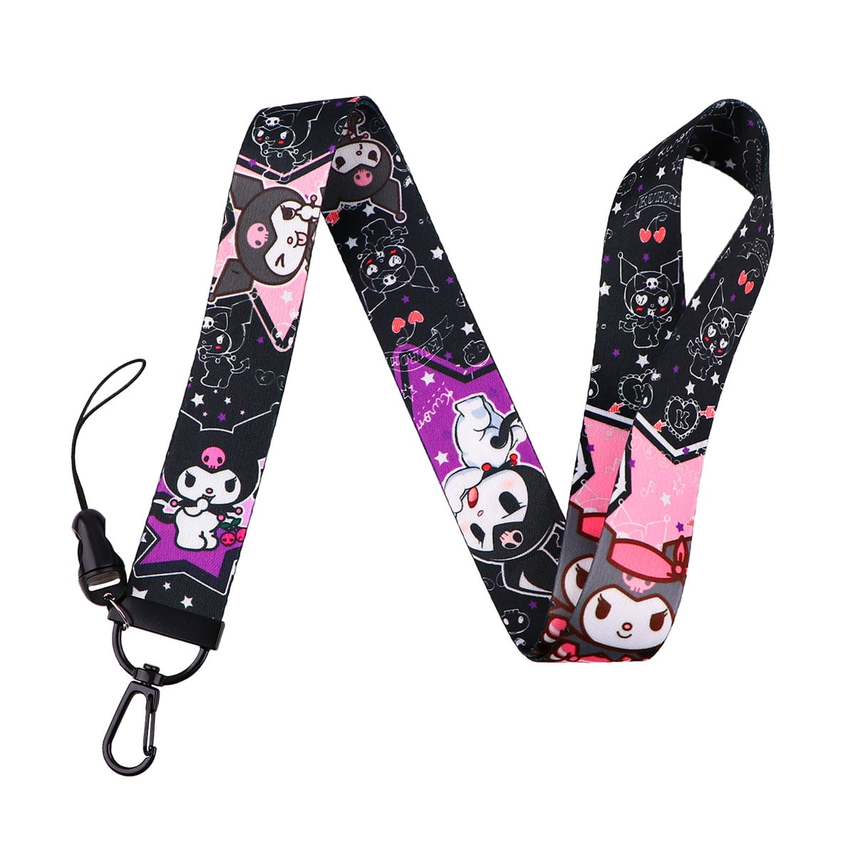Cartoon Kuromi Phone Lanyard, Cute Stitch Mobile Strap for Boys & Girls ...