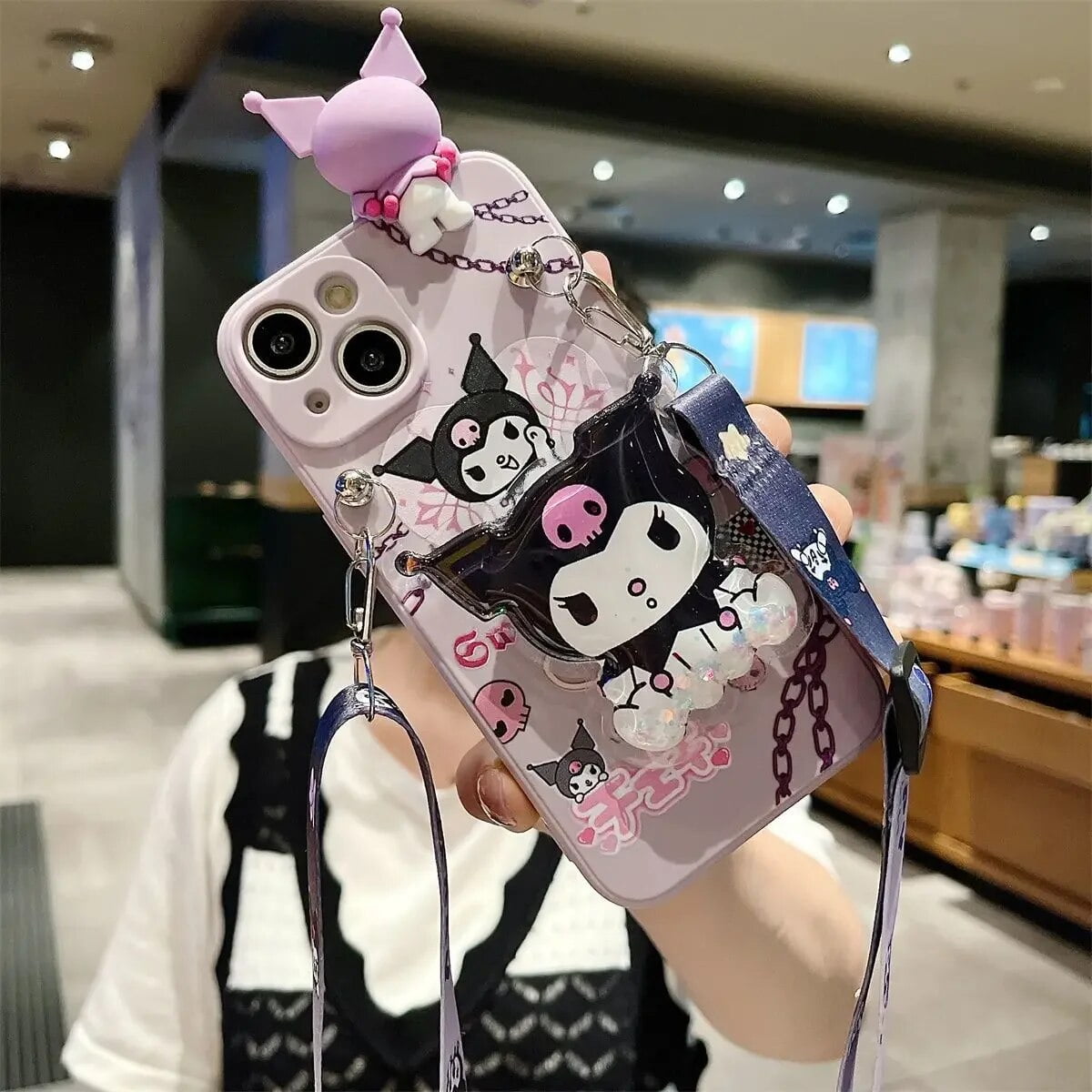 Cartoon Kuromi Sanrio phone cases for iPhone 15 14 13 12 11 pro Max ...