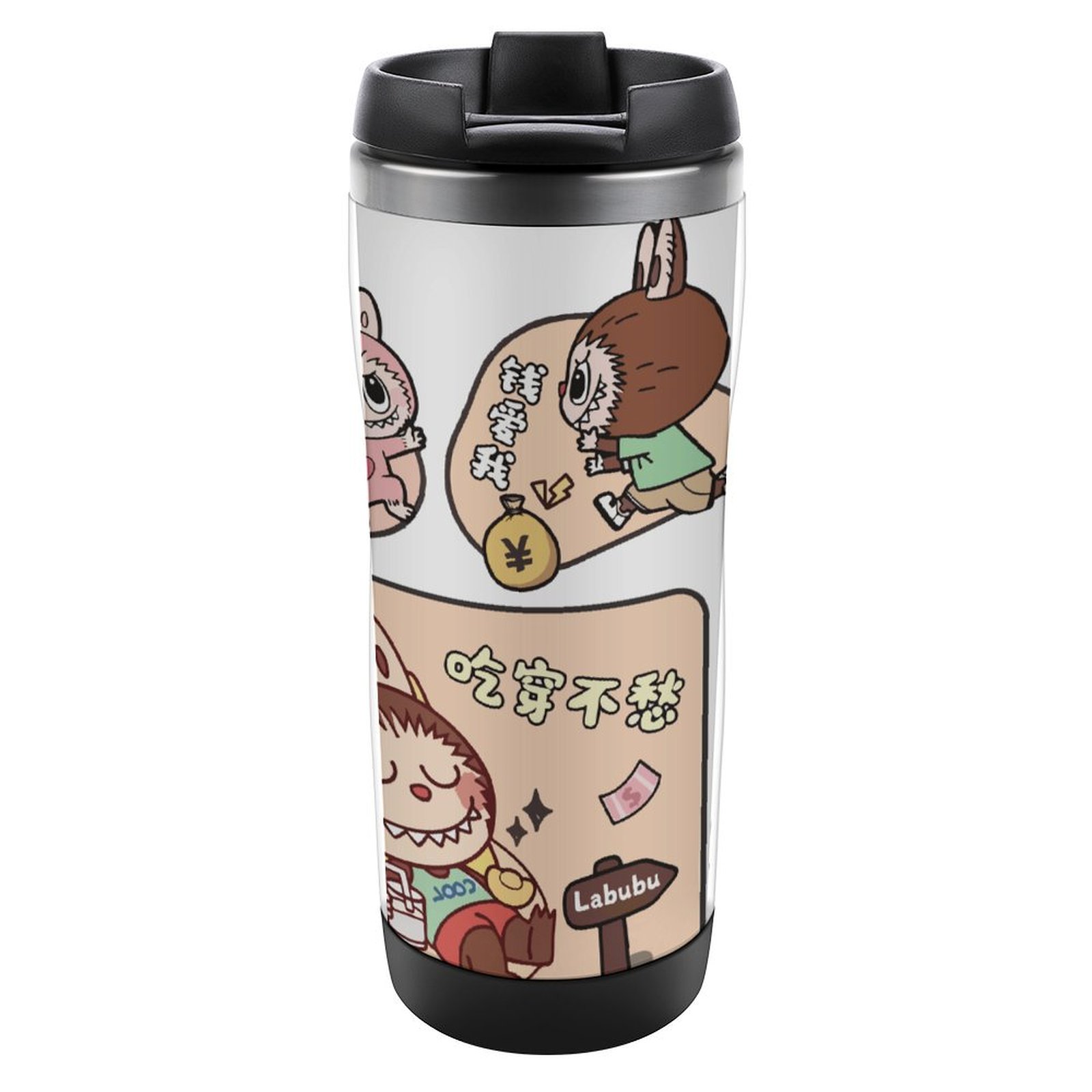 Cartoon Lababa Cup Cute Water Cup Stainless Steel Water Bottle Keep ...
