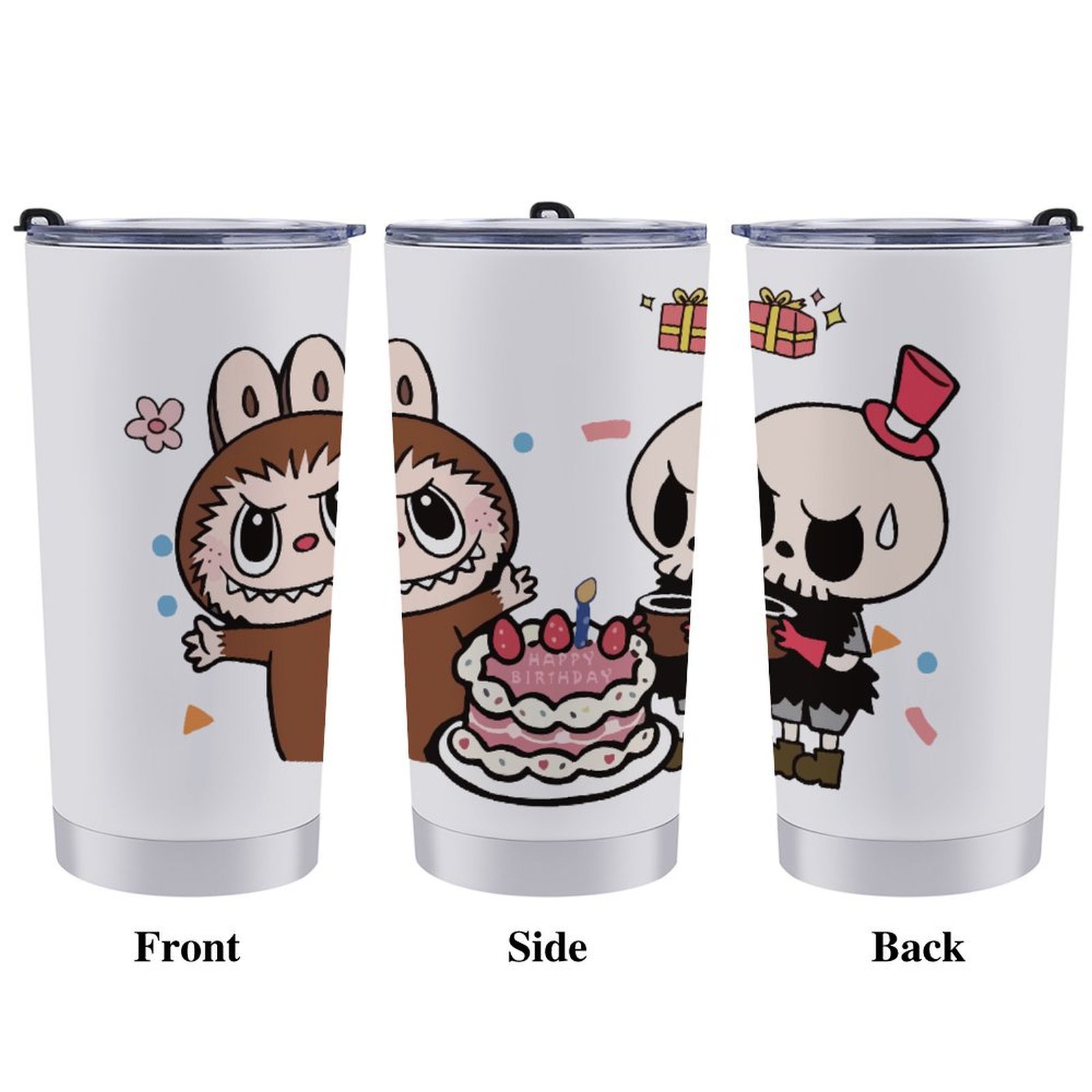 Cartoon Lababa Cup Cute Water Cup Stainless Steel Water Bottle Keep ...