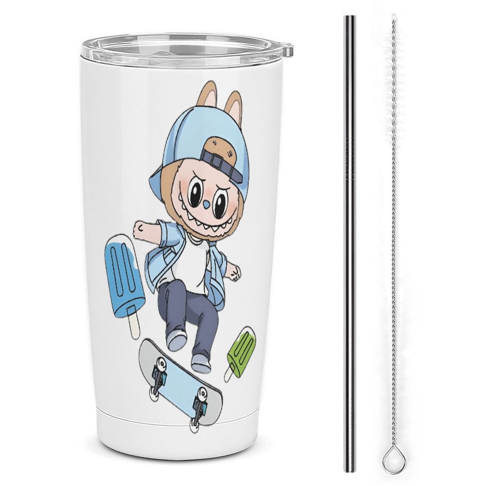 Cartoon Lababa Cup Cute Water Cup Stainless Steel Water Bottle Keep ...