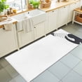 Cartoon Lazy Rectangle Rug 2'x6' Funny Grey White Animal Shadow ...