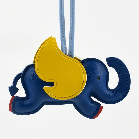 Cartoon Leather Dumbo Bag Pendant Stuffed Elephant Animal Ornament Car ...