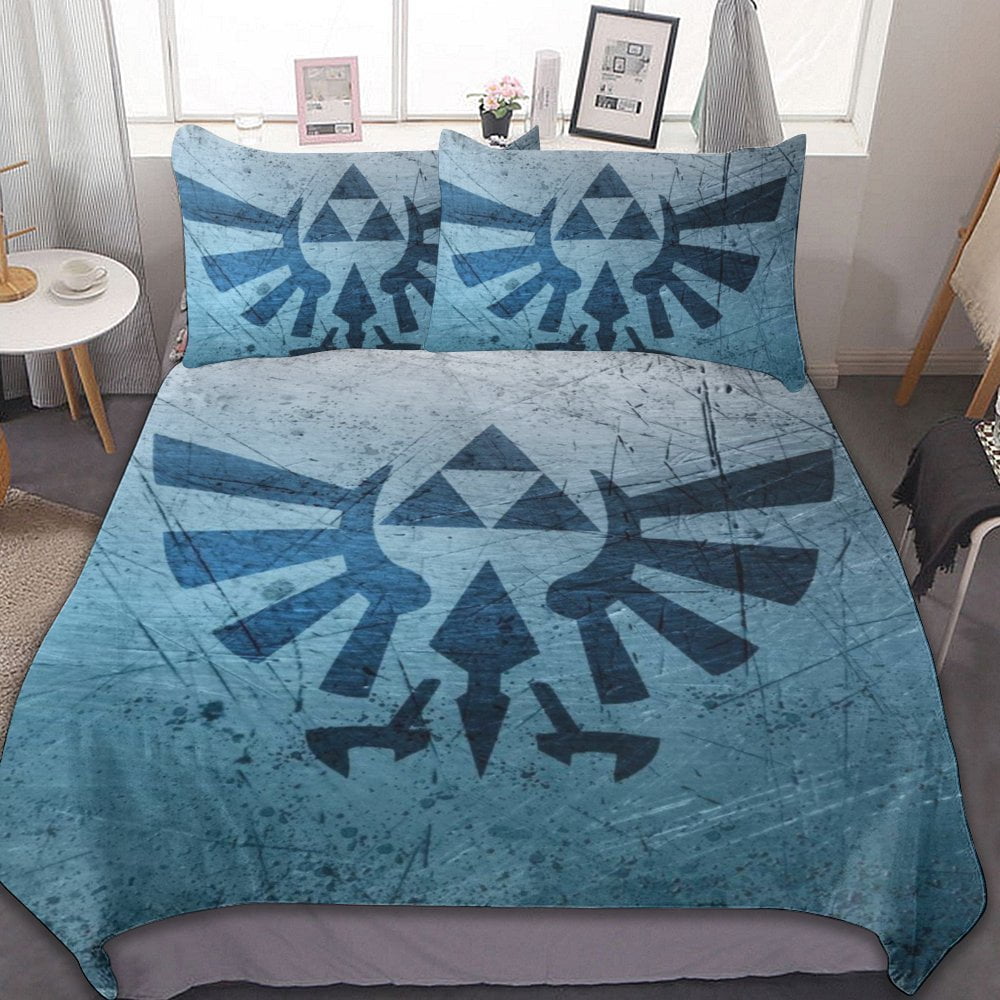 Cartoon Legend Of Zelda 3-Piece Bed Set Warm and Comfortable Kawaii ...