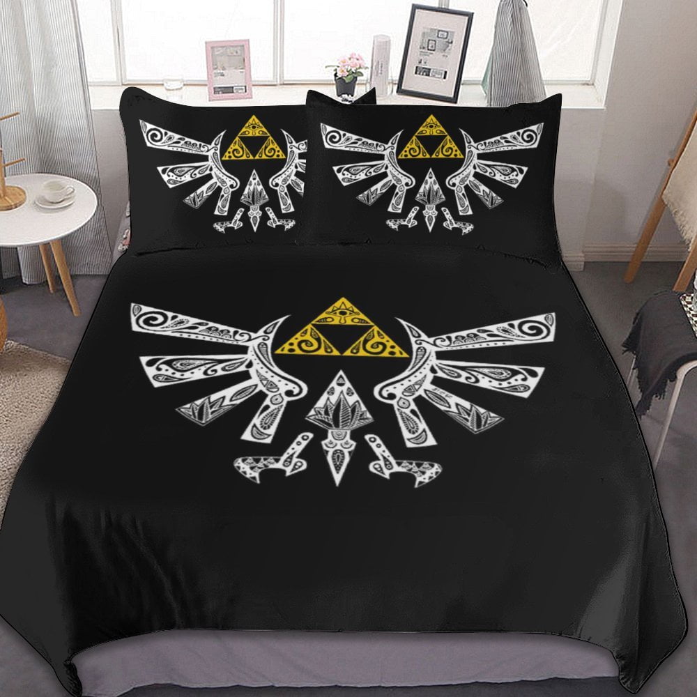 Cartoon Legend Of Zelda 3-Piece Bed Set Warm and Comfortable Kawaii ...
