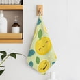 Cartoon Lemon Pattern Towels for Bathroom, Kitchen, Gym, Towels, Soft ...