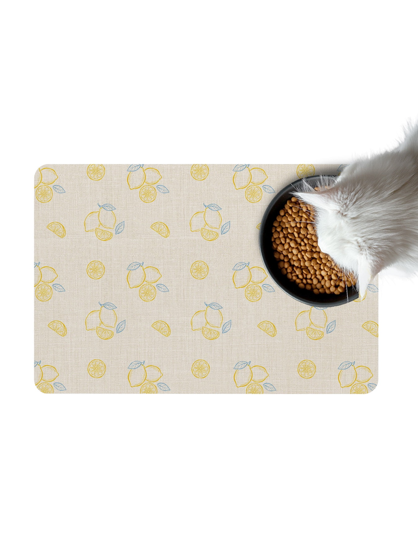 Cartoon Lemons Doormat Non Slip Diatomaceous Earth Door Mat Absorbent ...