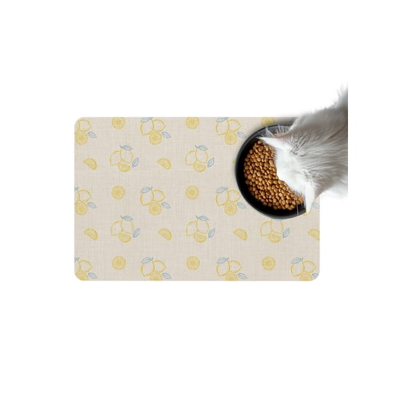 Cartoon Lemons Doormat Non Slip Diatomaceous Earth Door Mat Absorbent ...