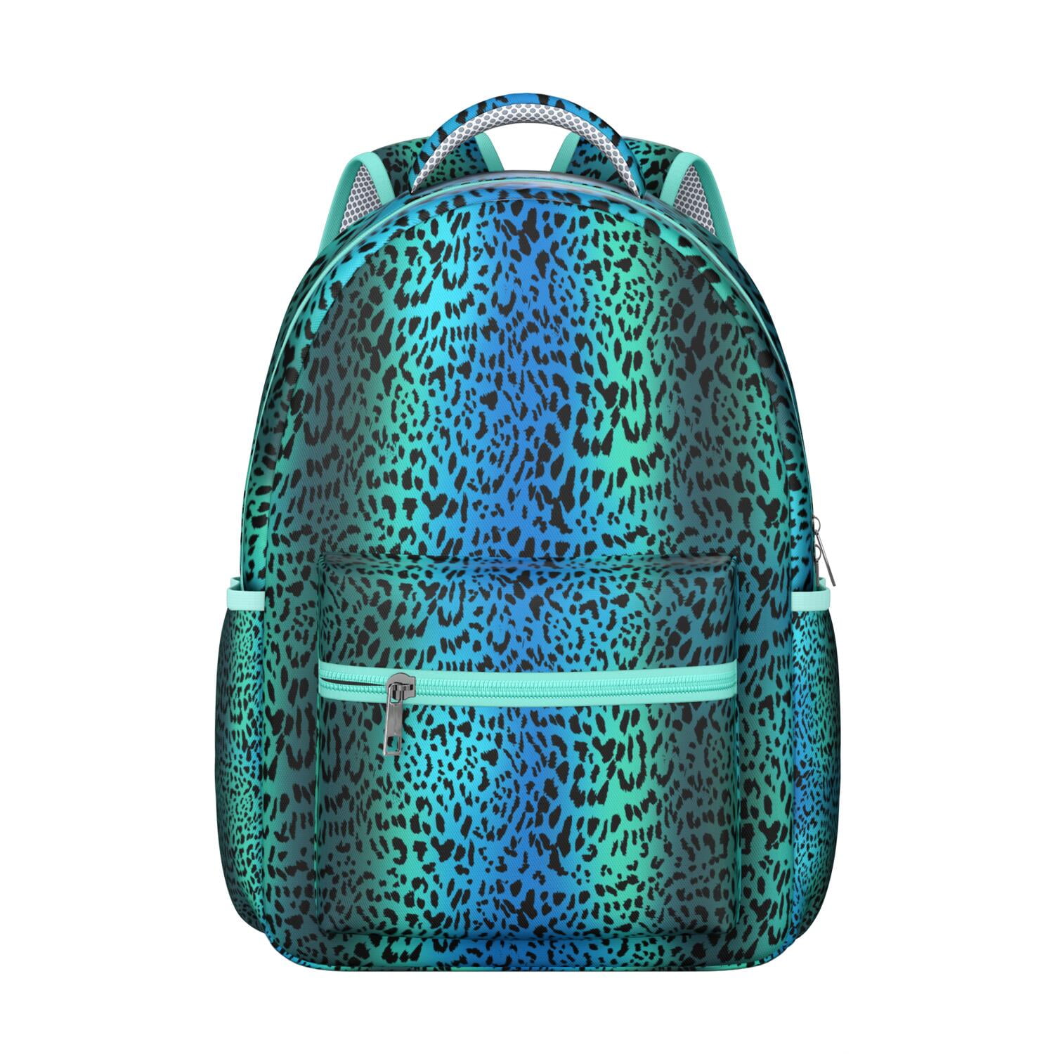 Cartoon Leopard Backpack Abstract Animal Print with Cheetah Spots ...