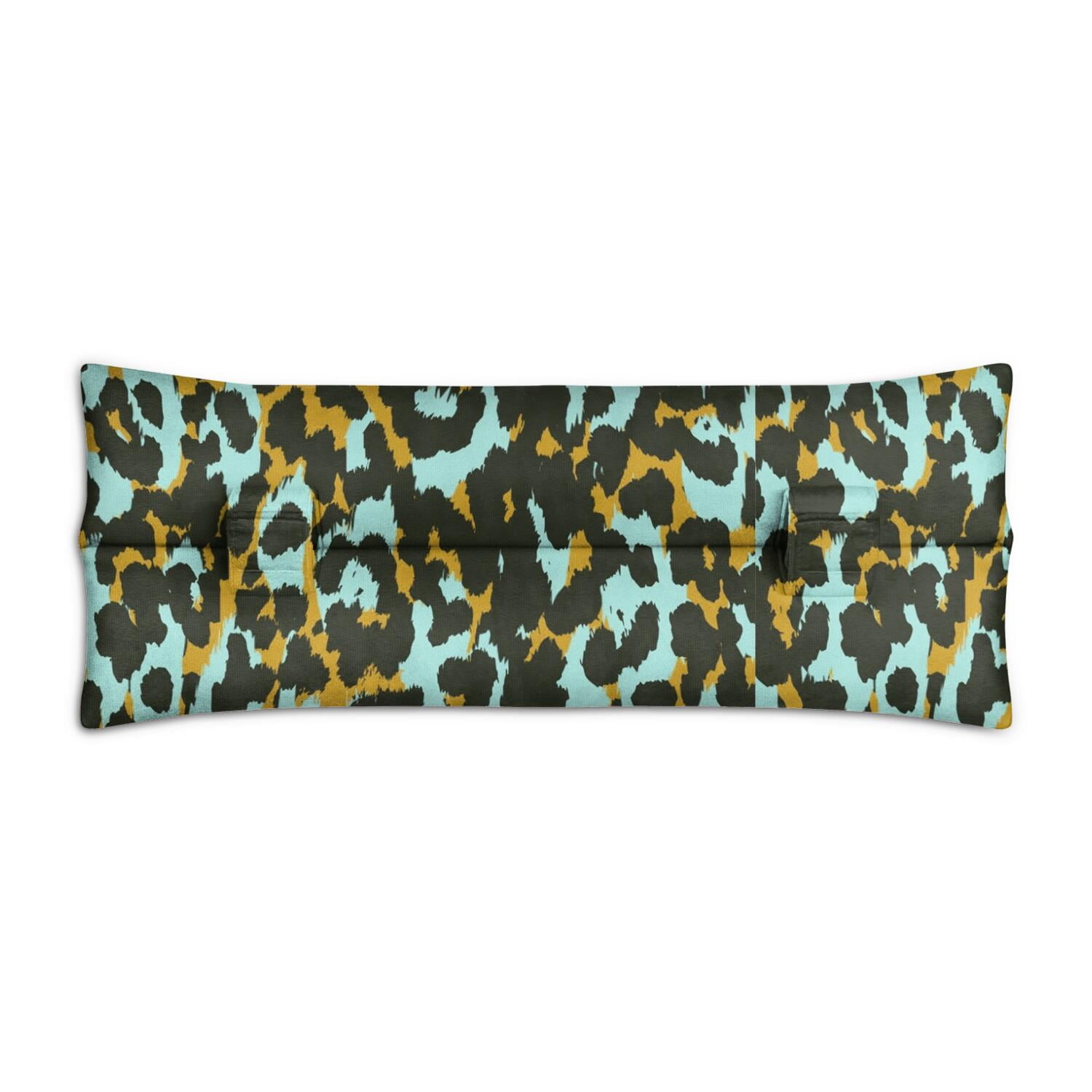 Cartoon Leopard Print Car Cushion - Cute Pressure Relief Pad for Chest ...