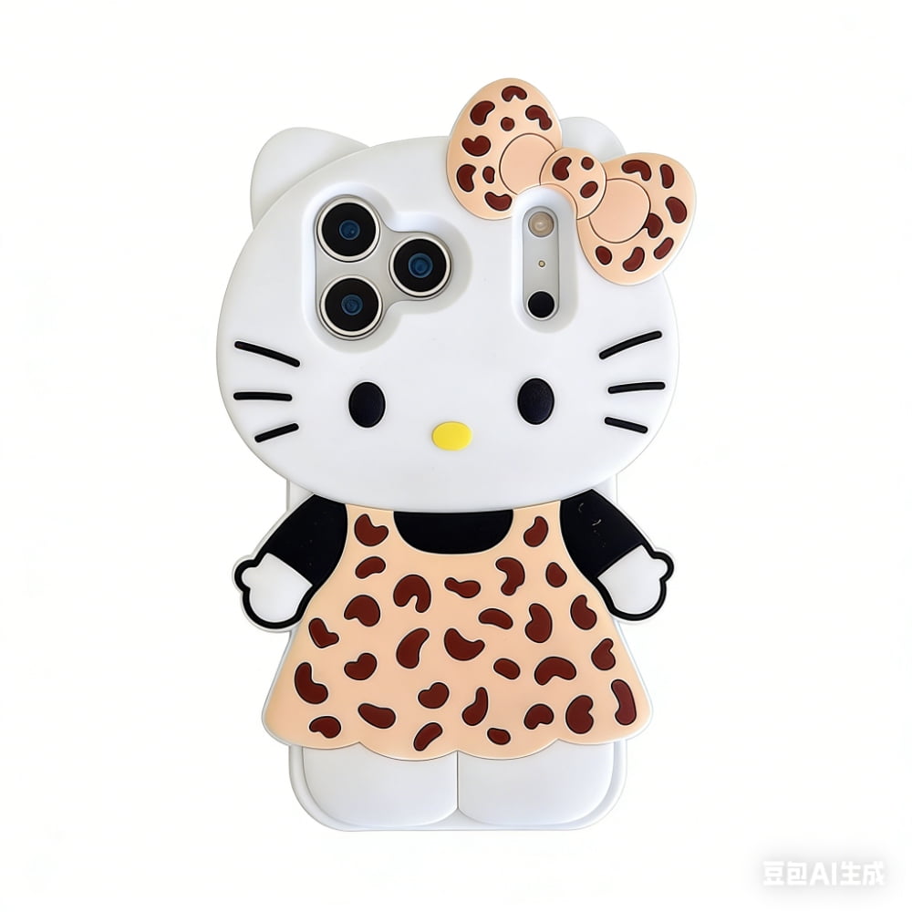 Cartoon Leopard Print KT Cat Phone Case for IPhone17Air/17Promax/17Pro ...