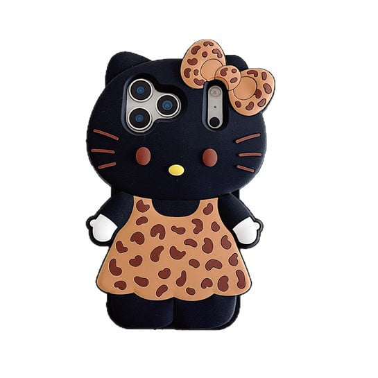 Cartoon Leopard Print KT Cat Phone Case for IPhone17Air/17Promax/17Pro ...