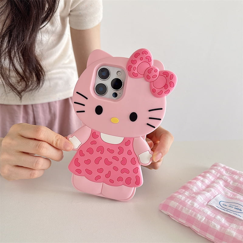 Cartoon Leopard Print KT Cat Phone Case for IPhone17Air/17Promax/17Pro ...