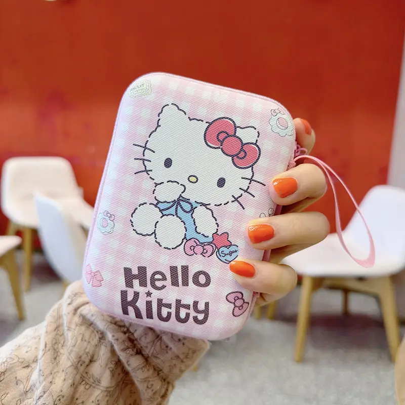 Cartoon Lil' Hello Kitty data cable storage bag anime Kuromi portable ...