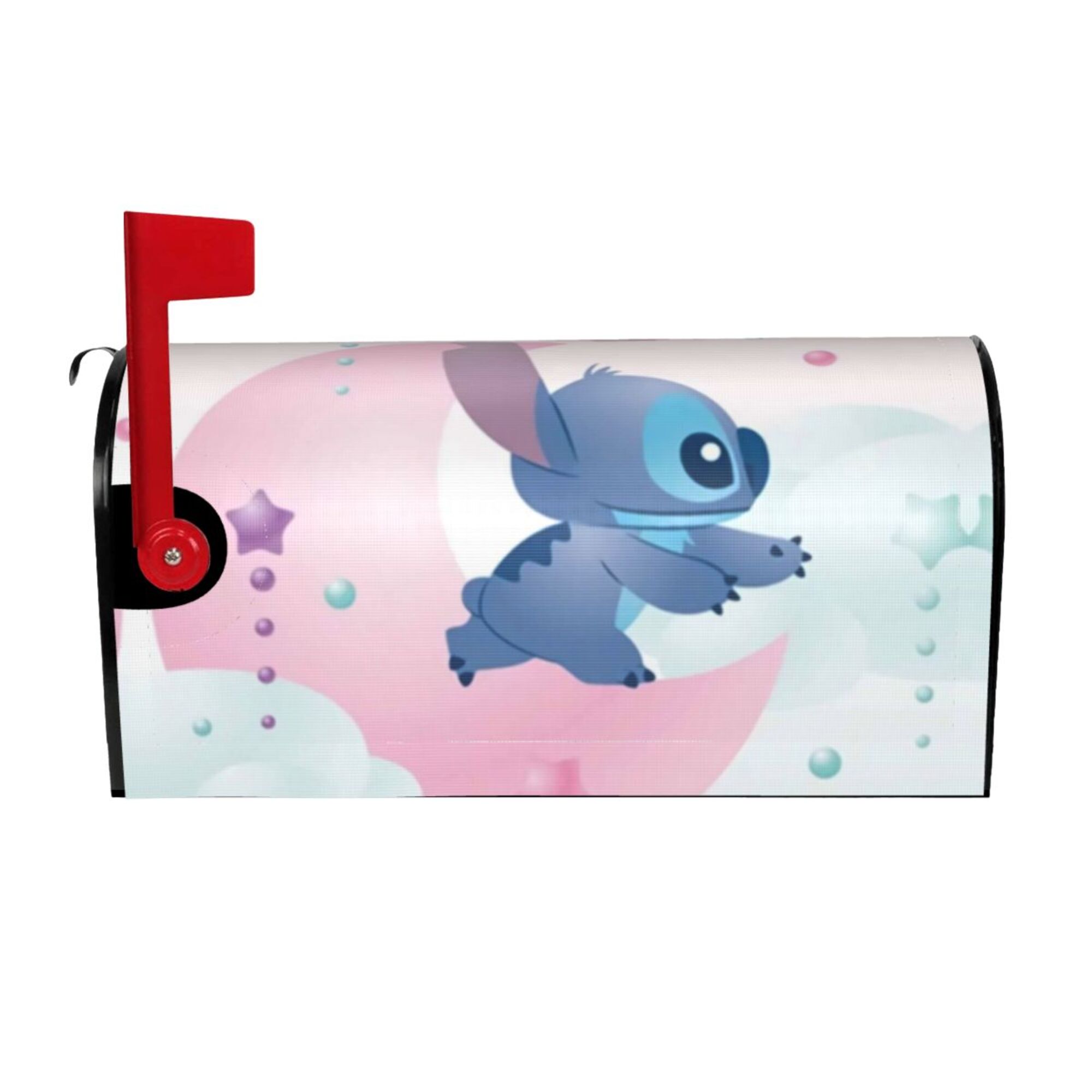 Cartoon Lilo & Stitch Mailbox Cover Magnetic Standard Size 21x18 in ...