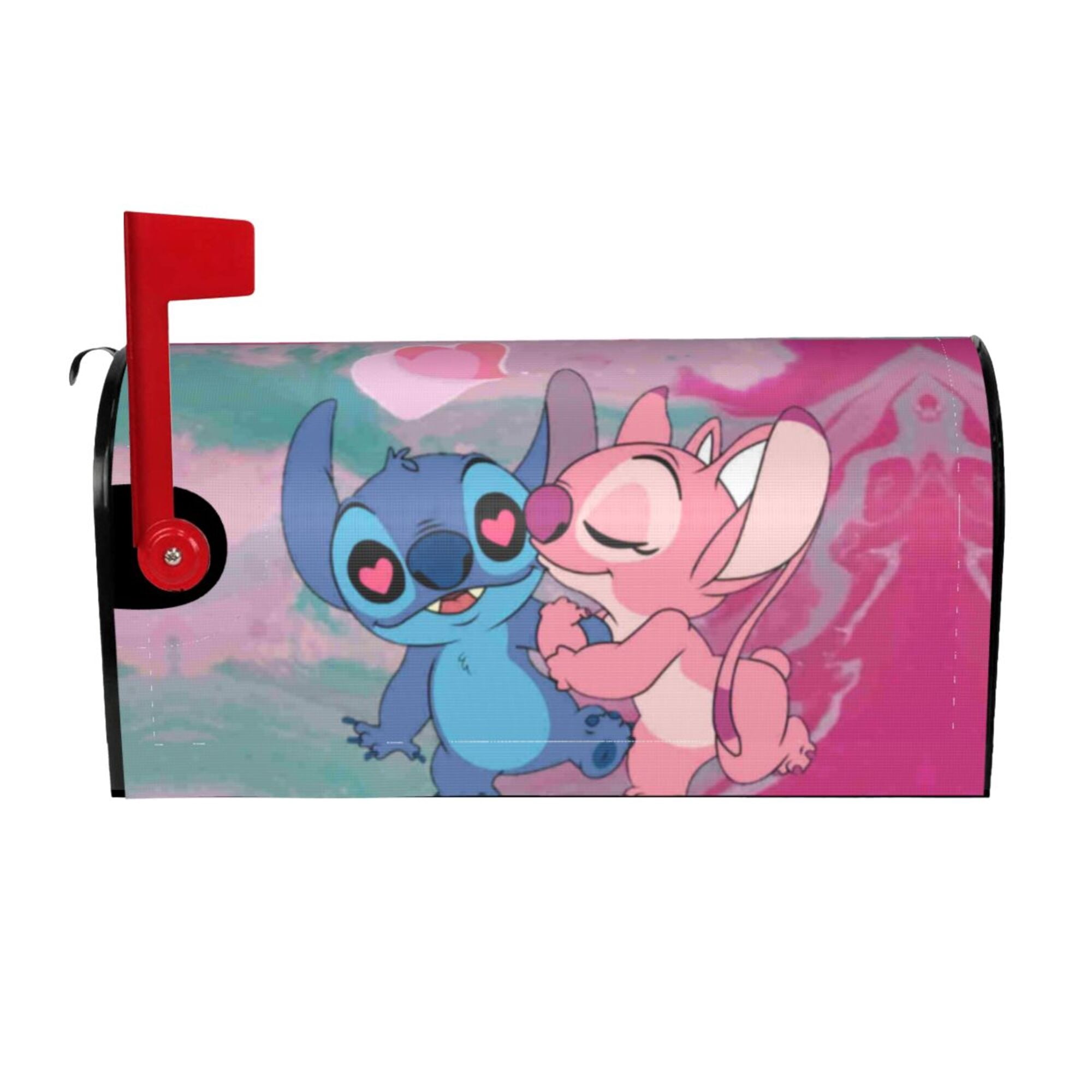 Cartoon Lilo & Stitch Mailbox Cover Magnetic Standard Size 21x18 in ...