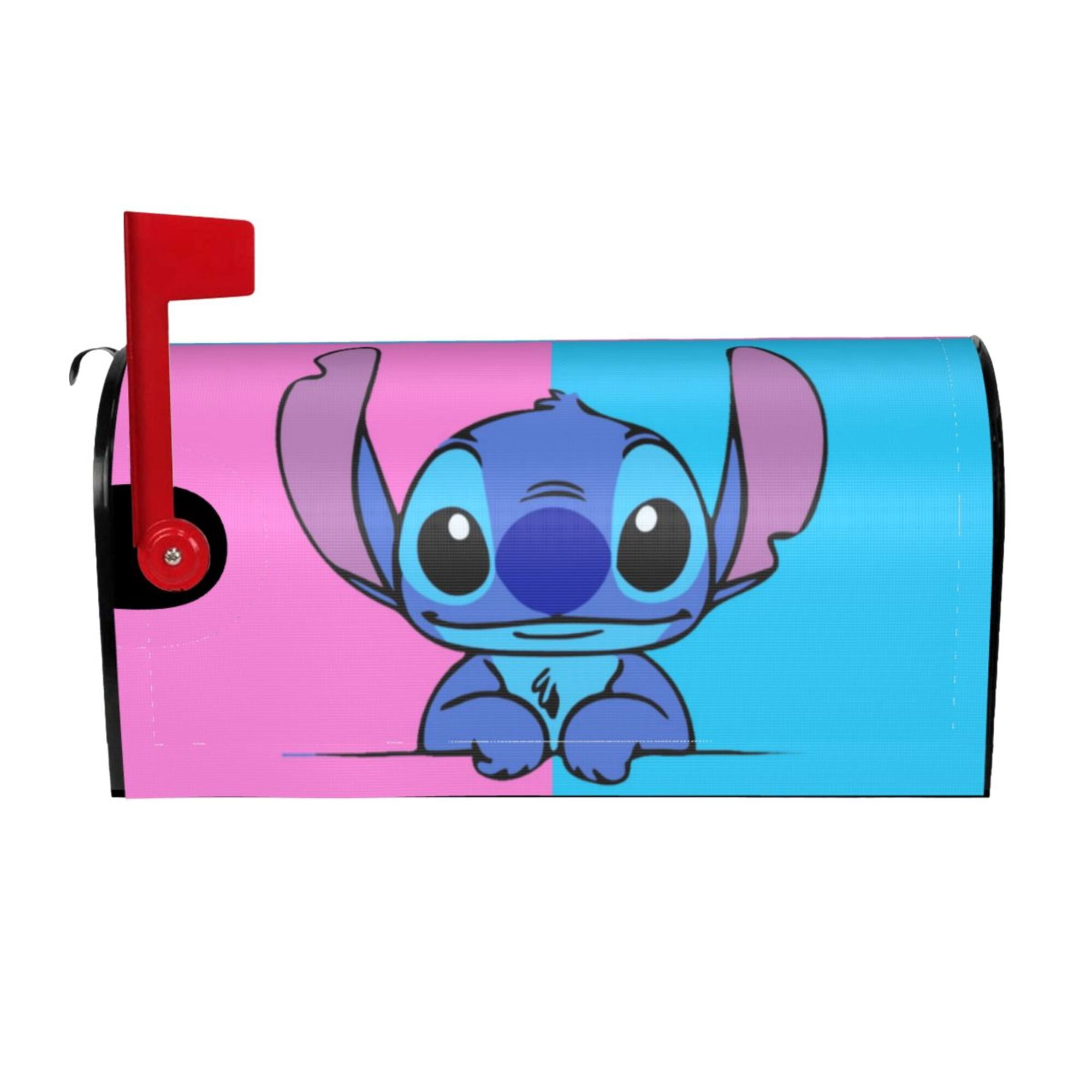 Cartoon Lilo & Stitch Mailbox Cover Magnetic Standard Size 21x18 in ...
