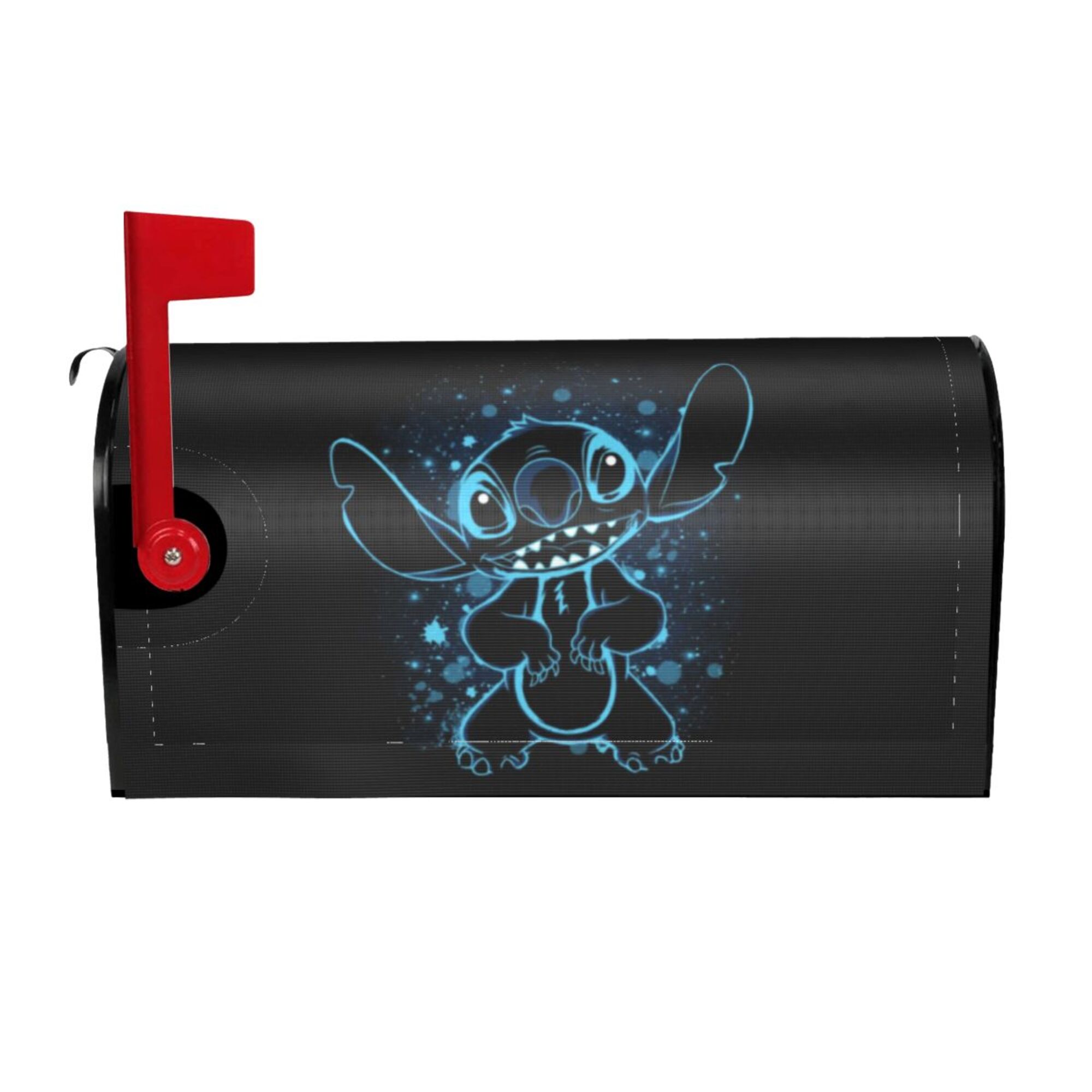 Cartoon Lilo & Stitch Mailbox Cover Magnetic Standard Size 21x18 in ...