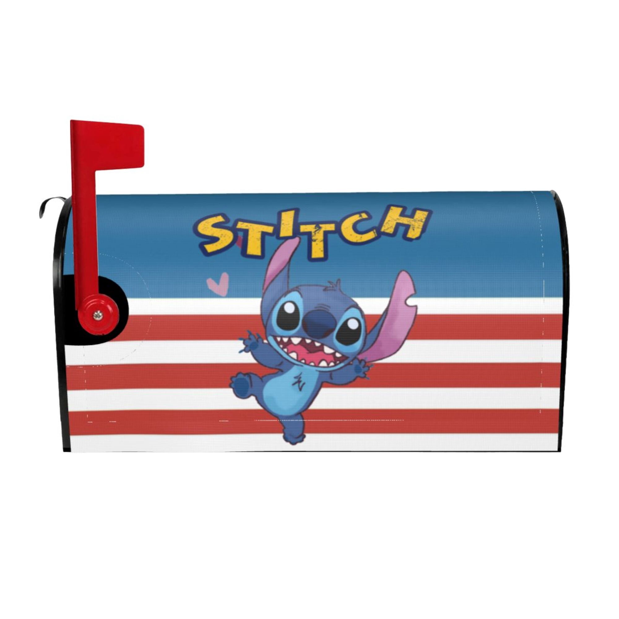 Cartoon Lilo & Stitch Mailbox Cover Magnetic Standard Size 21x18 in ...