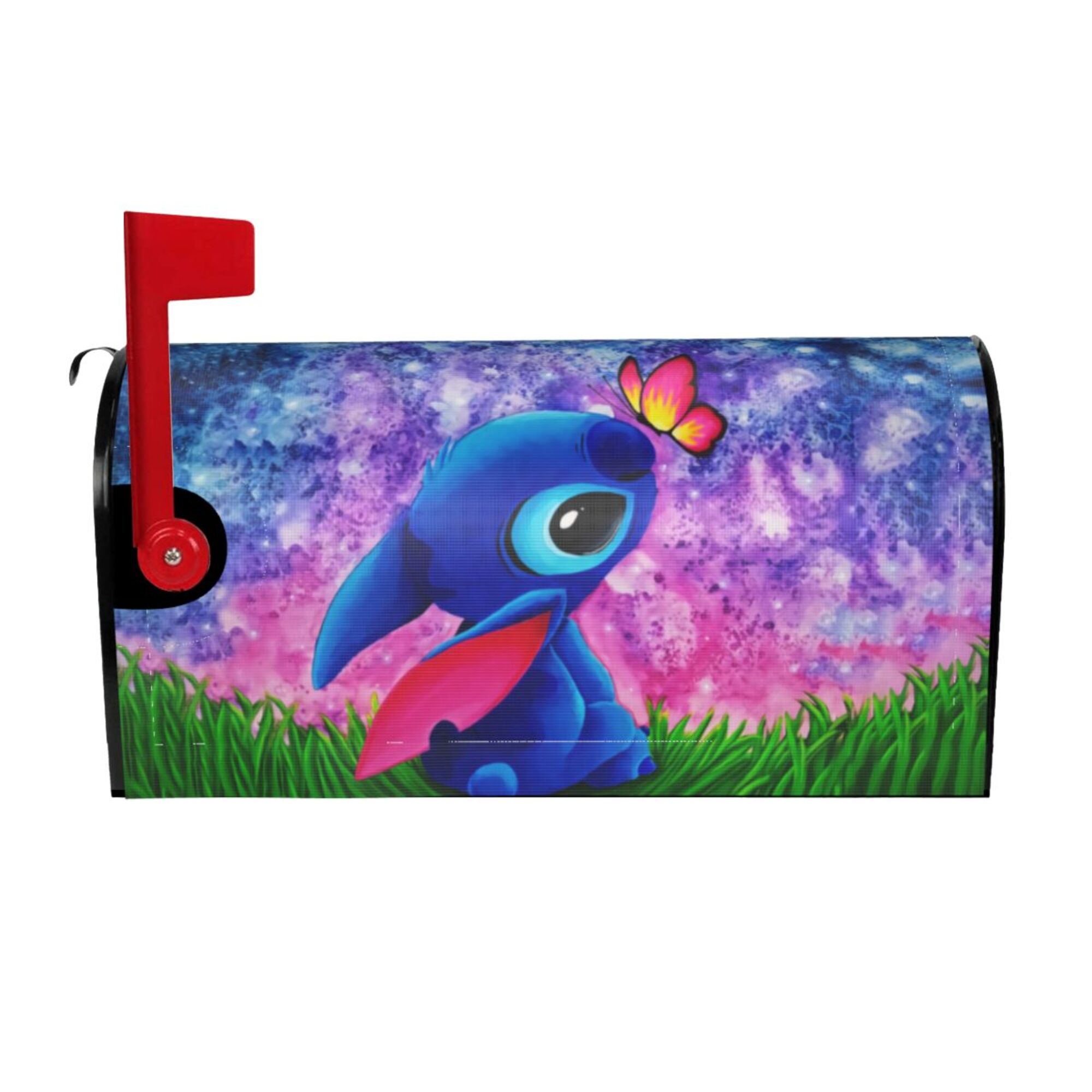 Cartoon Lilo & Stitch Mailbox Cover Magnetic Standard Size 21x18 in ...