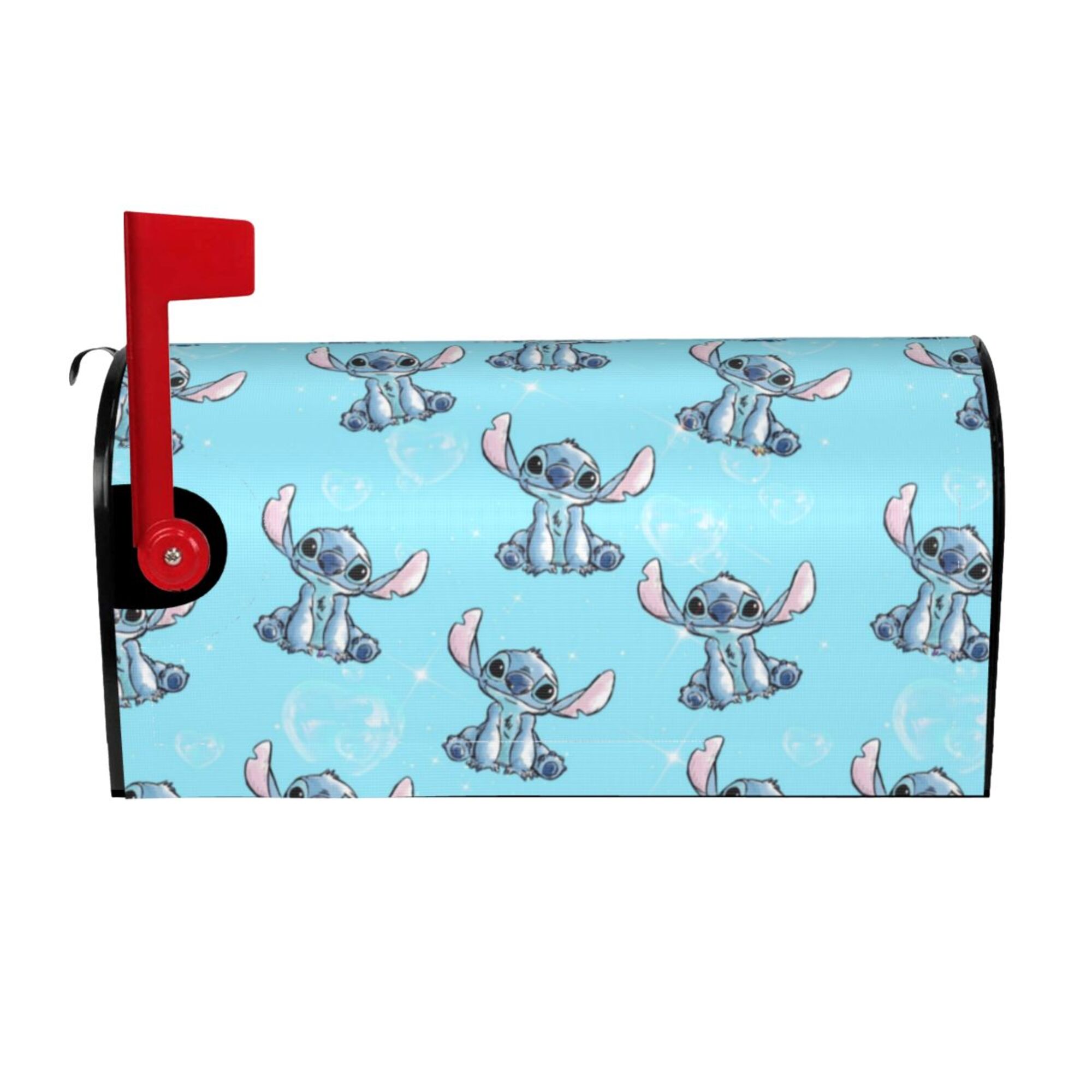 Cartoon Lilo & Stitch Mailbox Cover Magnetic Standard Size 21x18 in ...