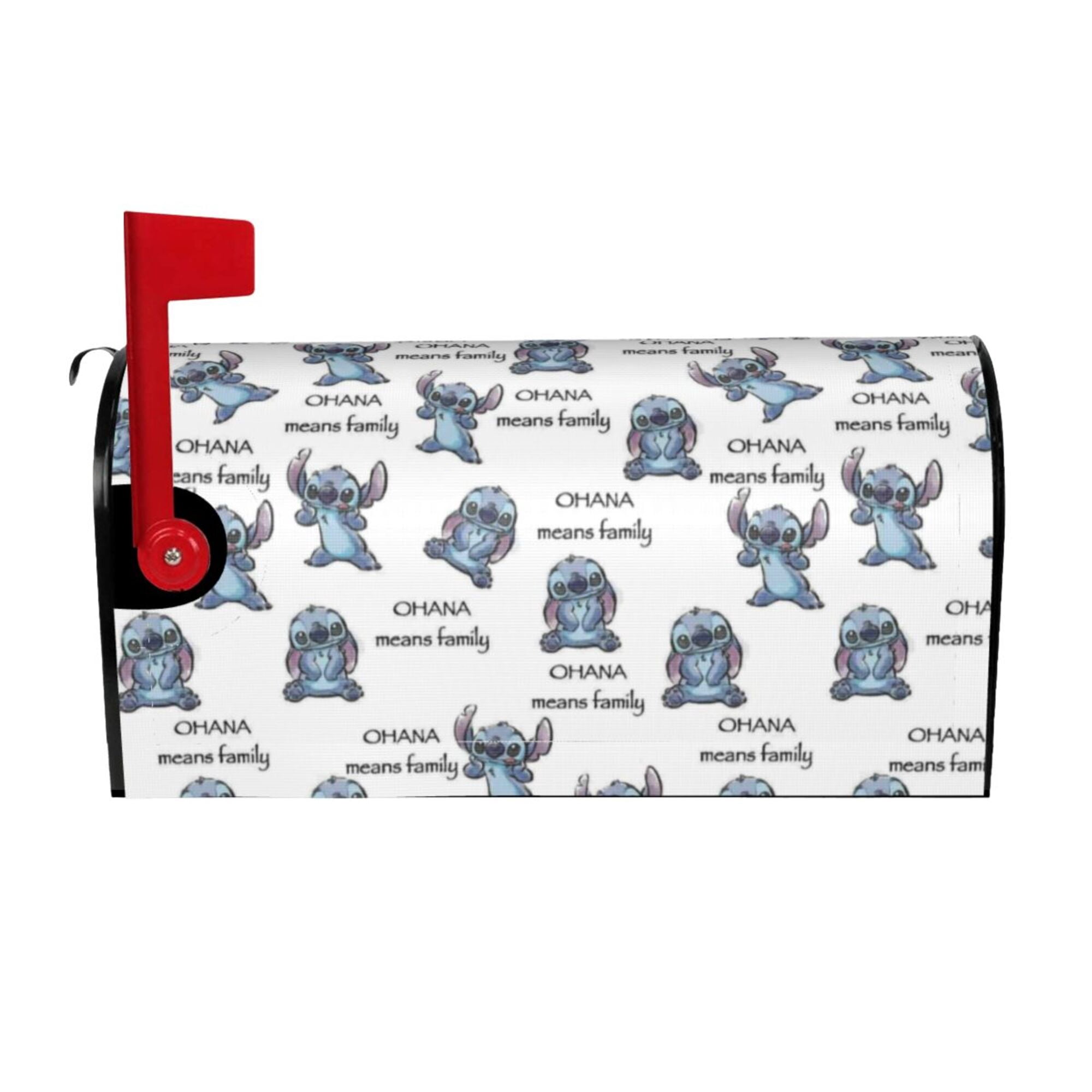 Cartoon Lilo & Stitch Mailbox Cover Magnetic Standard Size 21x18 in ...
