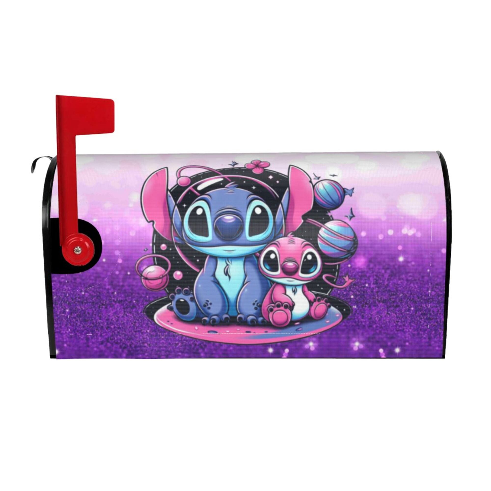 Cartoon Lilo & Stitch Mailbox Cover Magnetic Standard Size 21x18 in ...