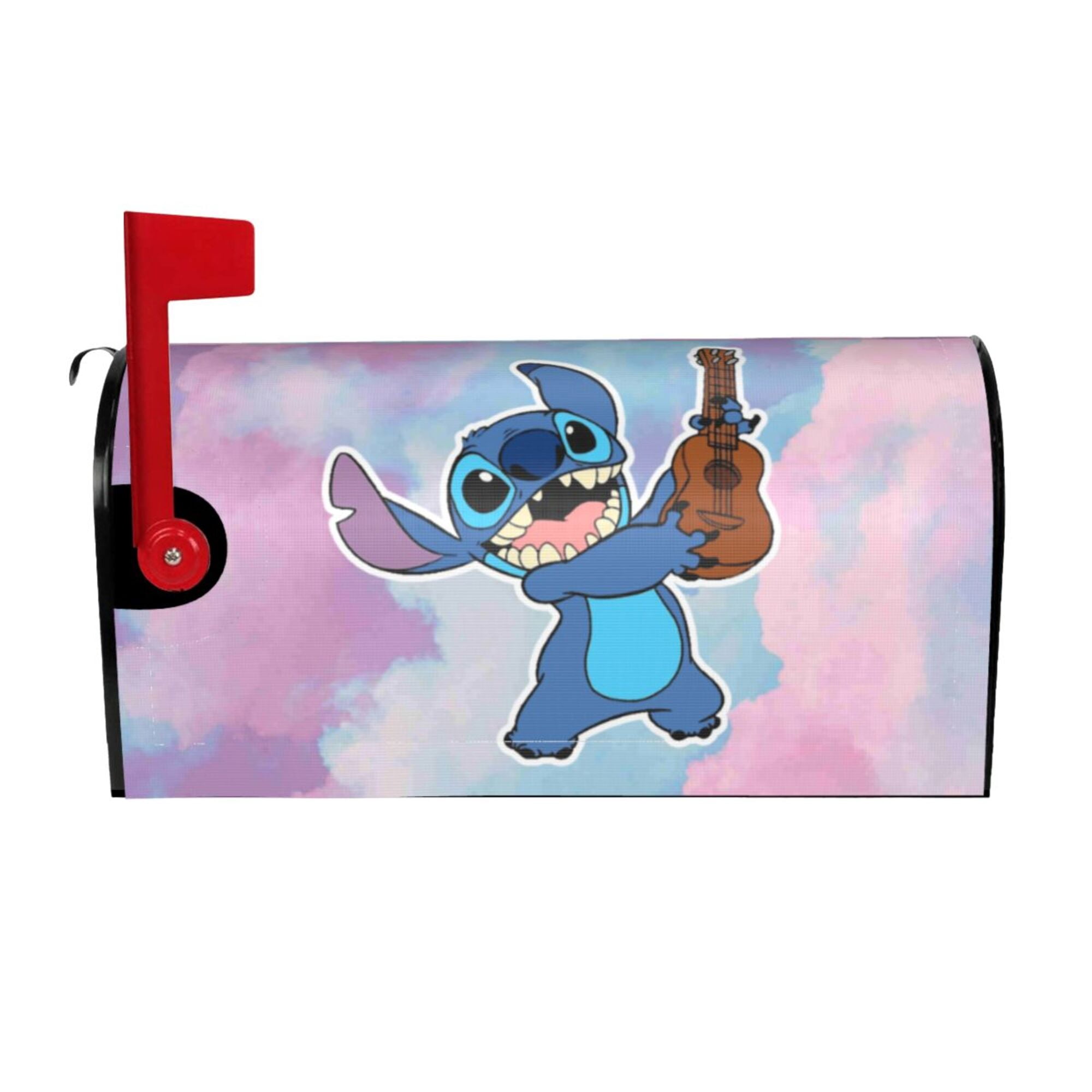 Cartoon Lilo & Stitch Mailbox Cover Magnetic Standard Size 21x18 in ...