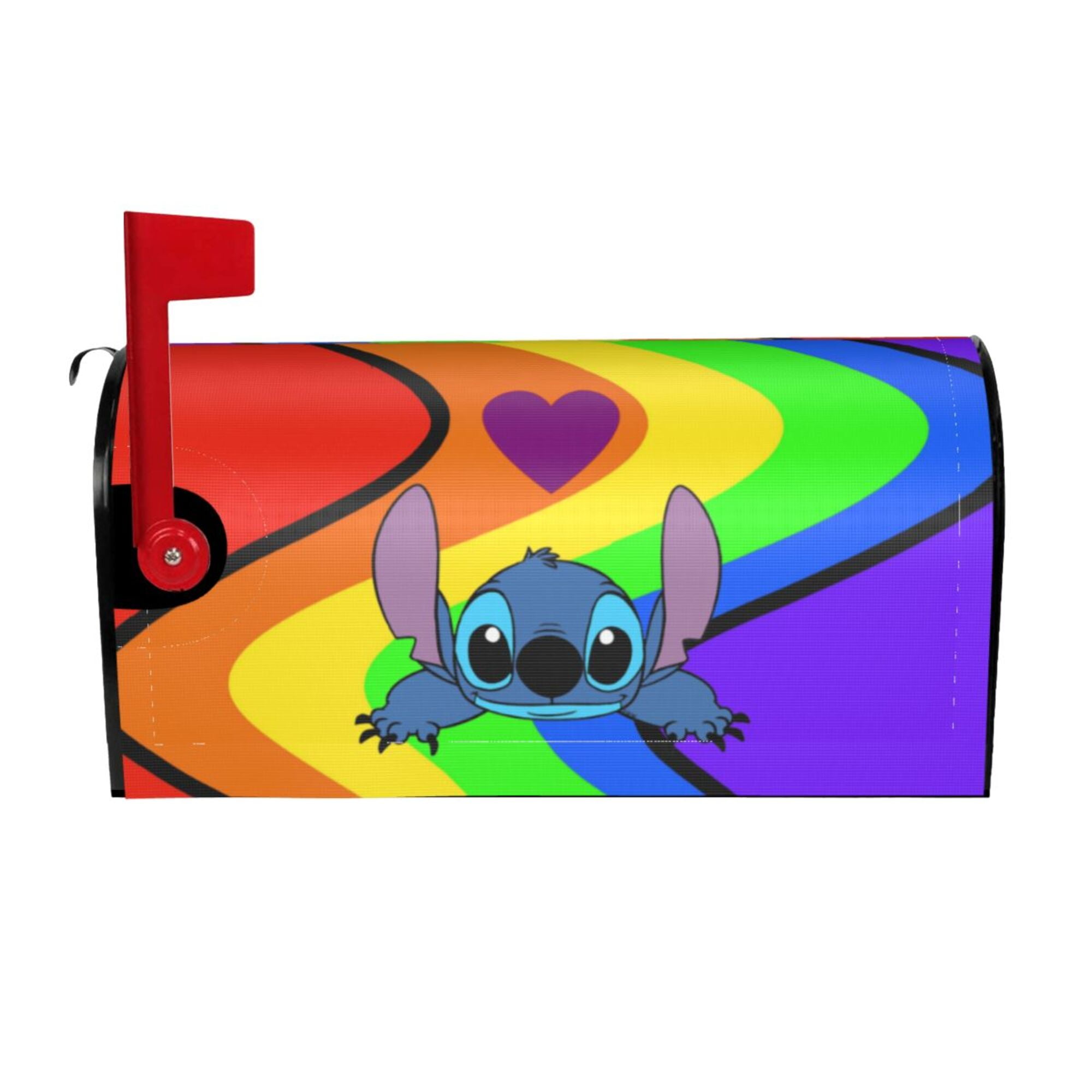 Cartoon Lilo & Stitch Mailbox Cover Magnetic Standard Size 21x18 in ...