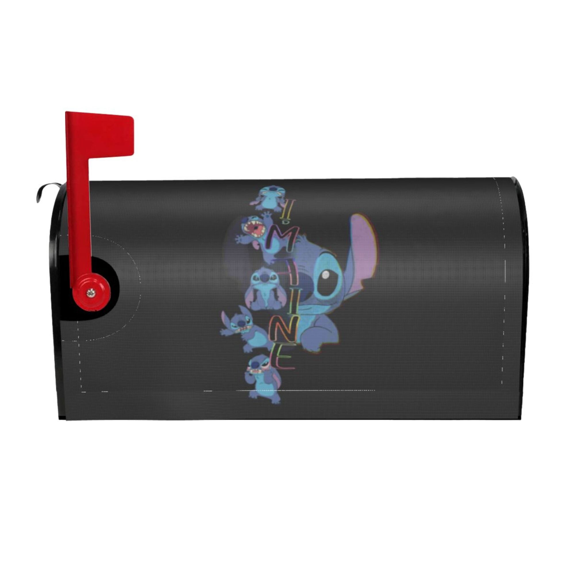Cartoon Lilo & Stitch Mailbox Cover Magnetic Standard Size 21x18 in ...