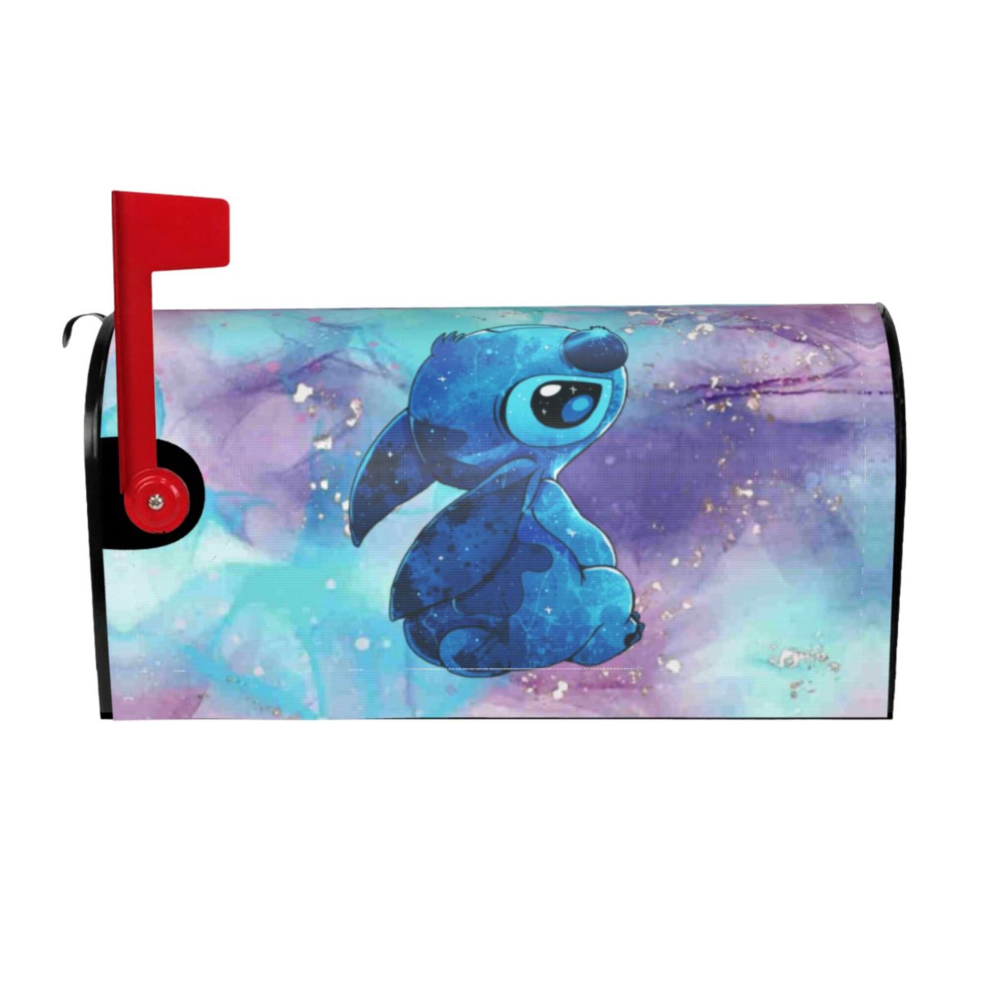 Cartoon Lilo & Stitch Mailbox Cover Magnetic Standard Size 25.5x21 in ...