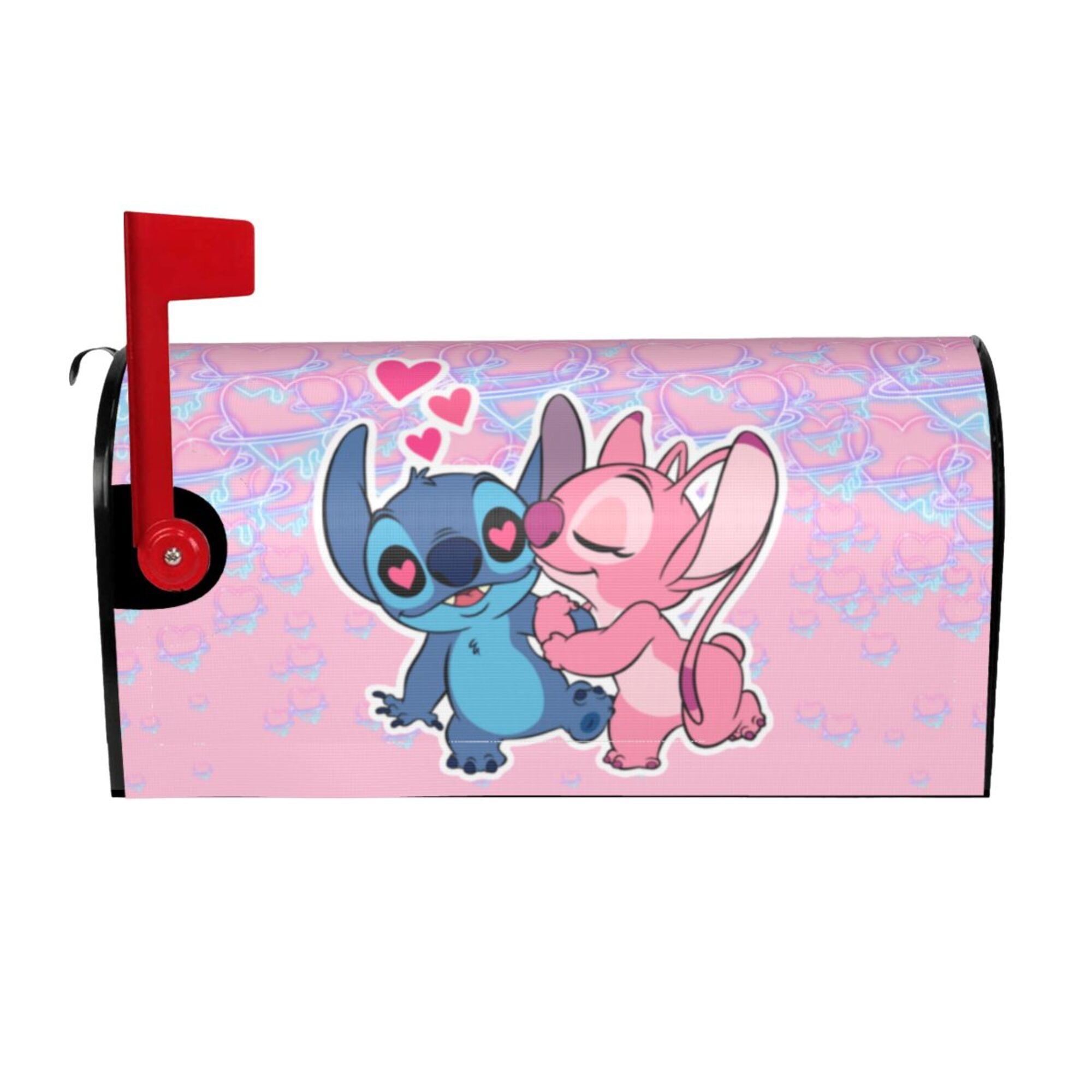 Cartoon Lilo & Stitch Mailbox Cover Magnetic Standard Size 25.5x21 in ...
