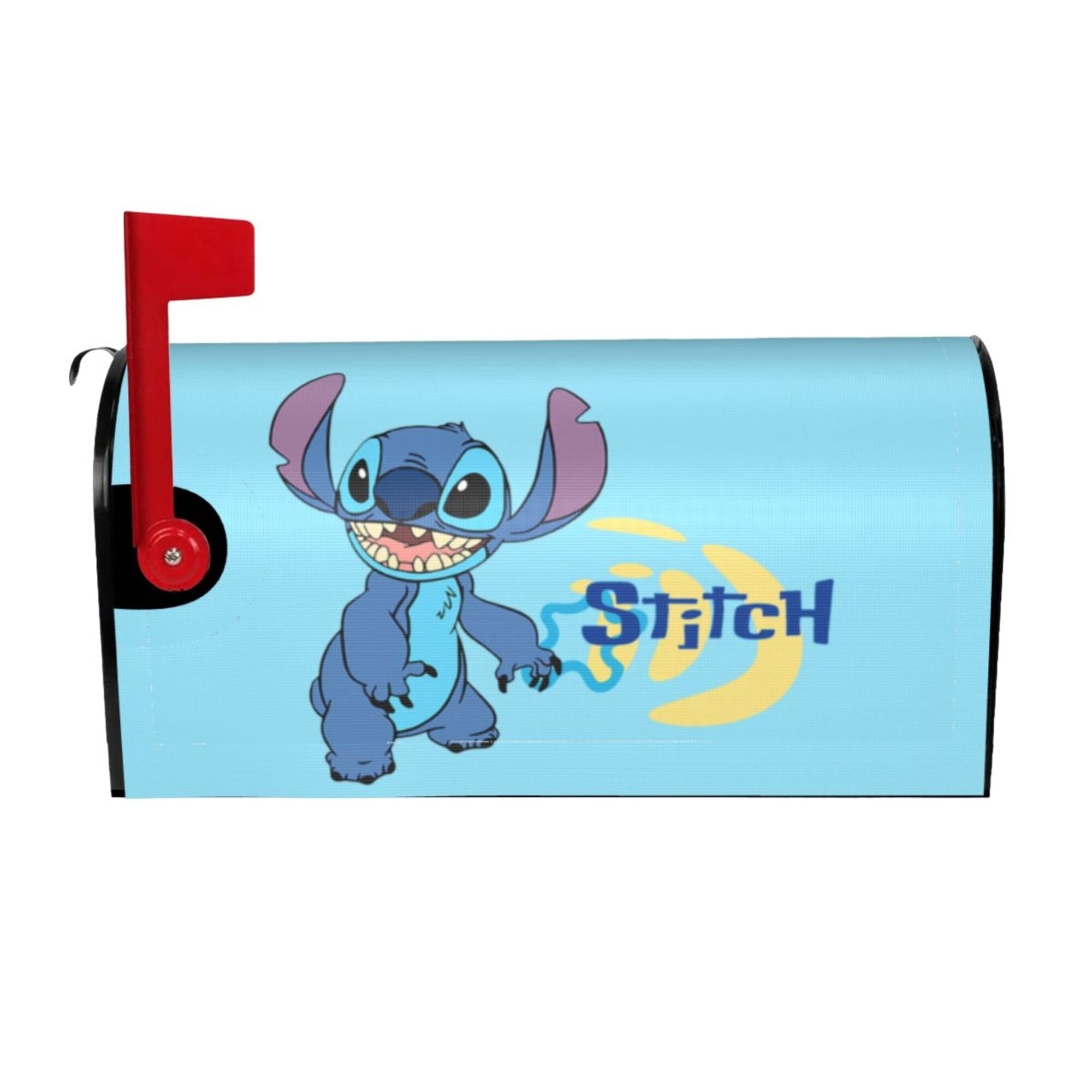 Cartoon Lilo & Stitch Mailbox Cover Magnetic Standard Size 25.5x21 in ...