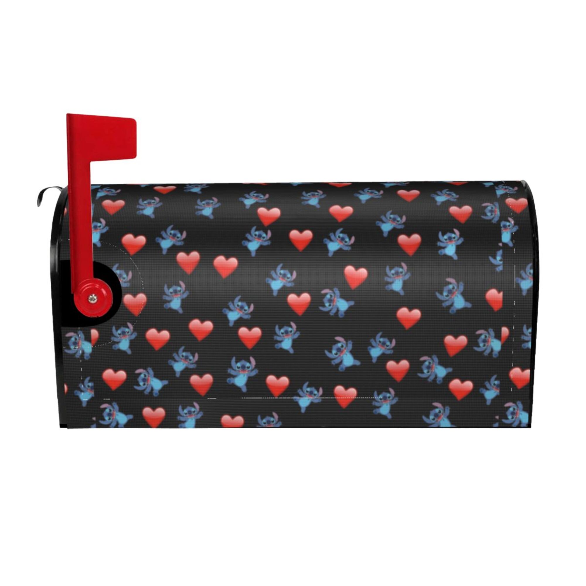 Cartoon Lilo & Stitch Mailbox Cover Magnetic Standard Size 25.5x21 in ...