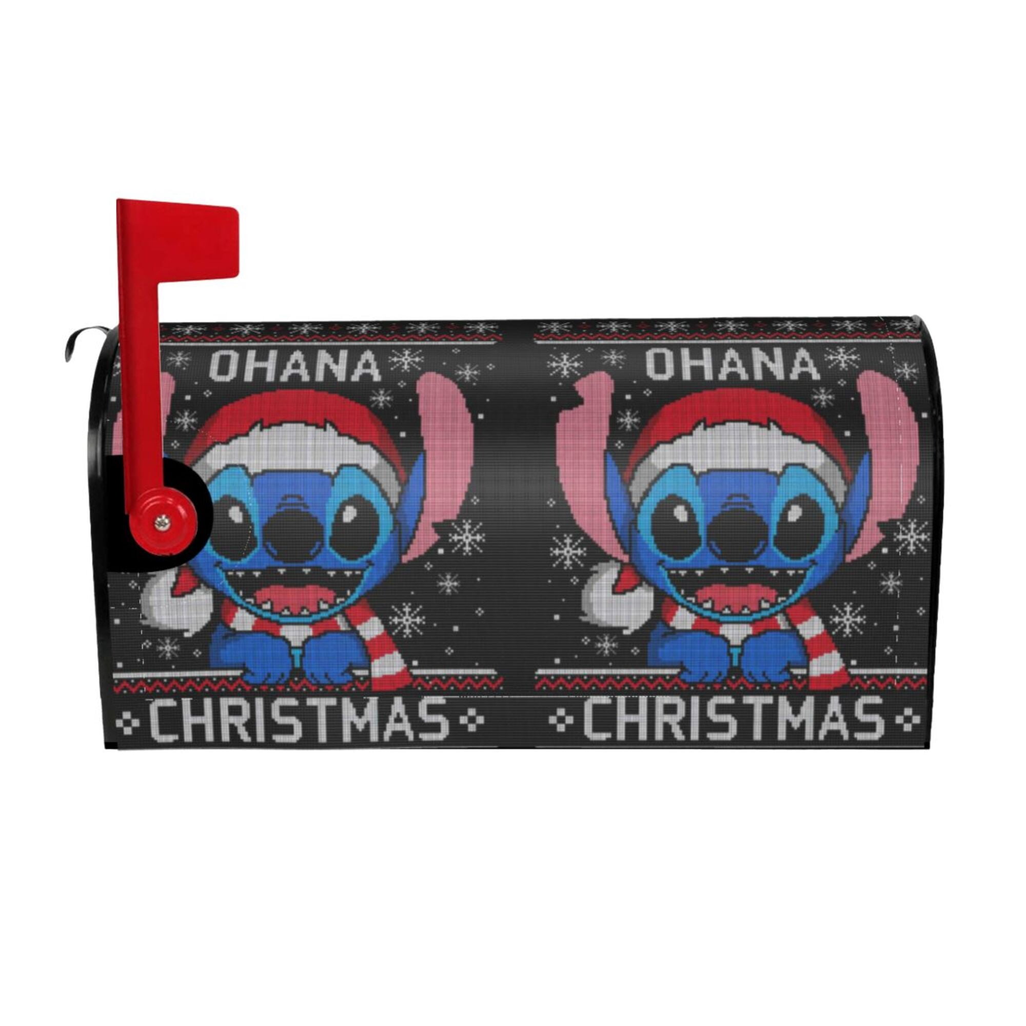 Cartoon Lilo & Stitch Mailbox Cover Magnetic Standard Size 25.5x21 in ...