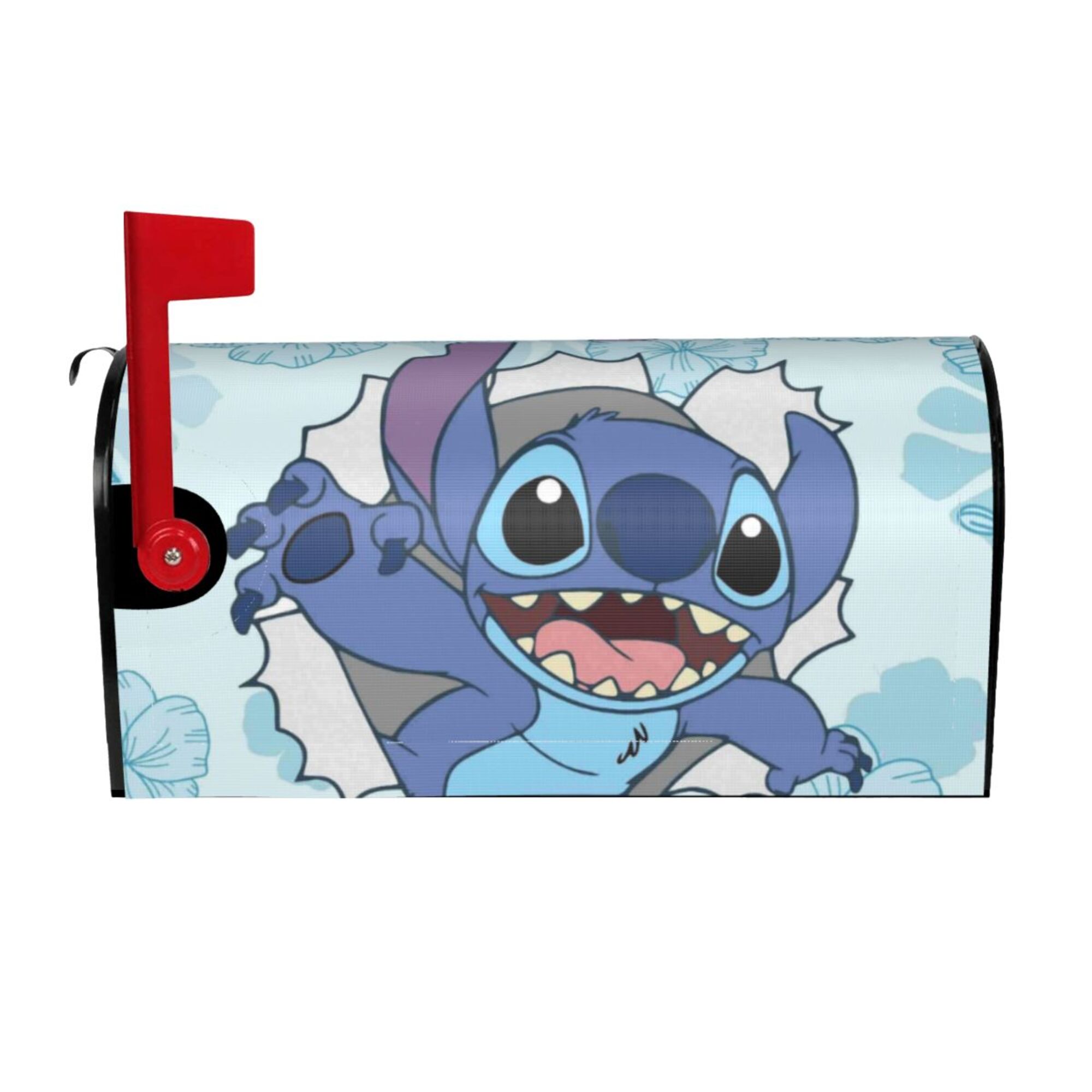 Cartoon Lilo & Stitch Mailbox Cover Magnetic Standard Size 25.5x21 in ...